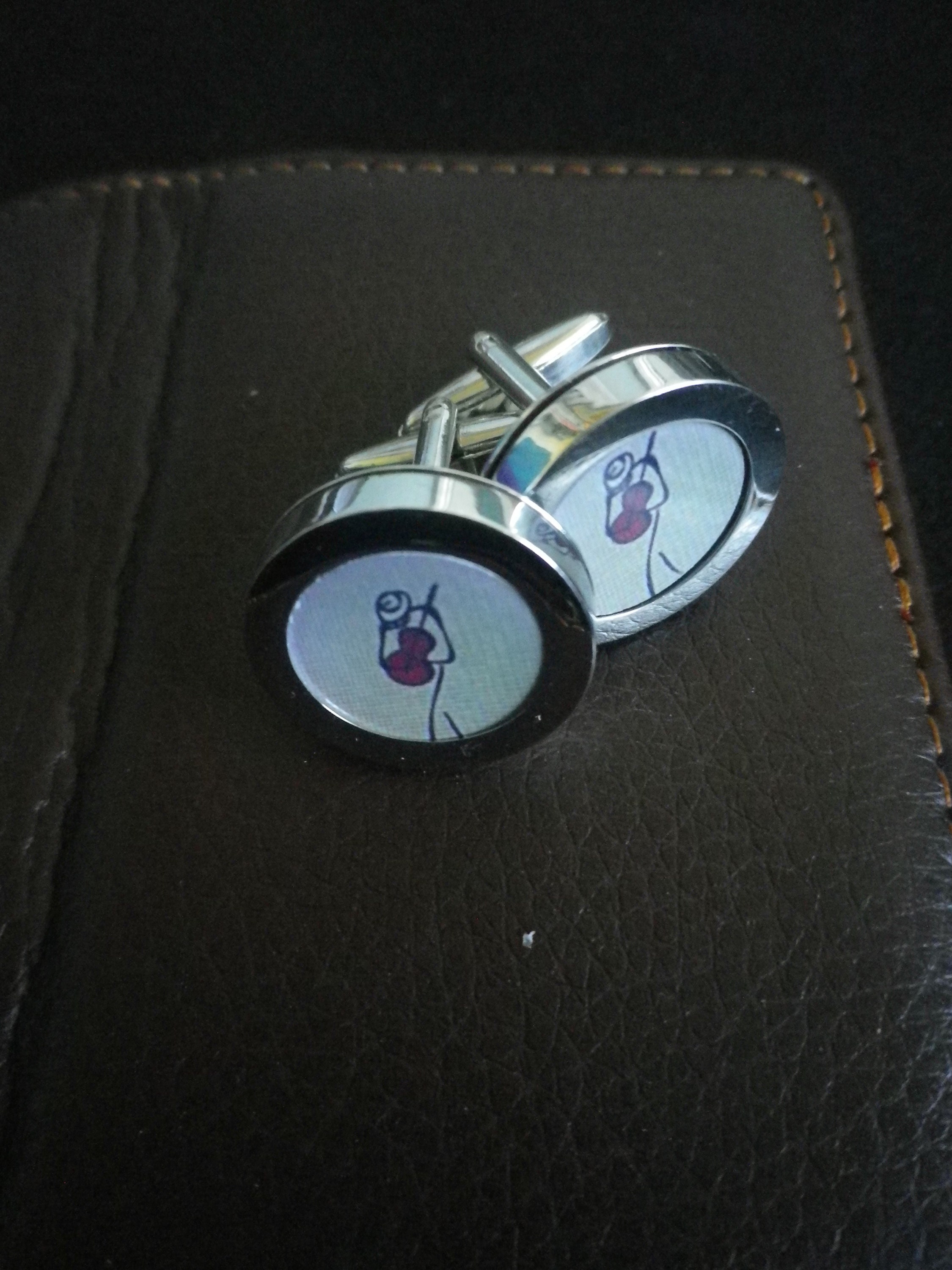 Cool Dude Cufflinks, Really Sharp Image, Great Music Lover Present ...