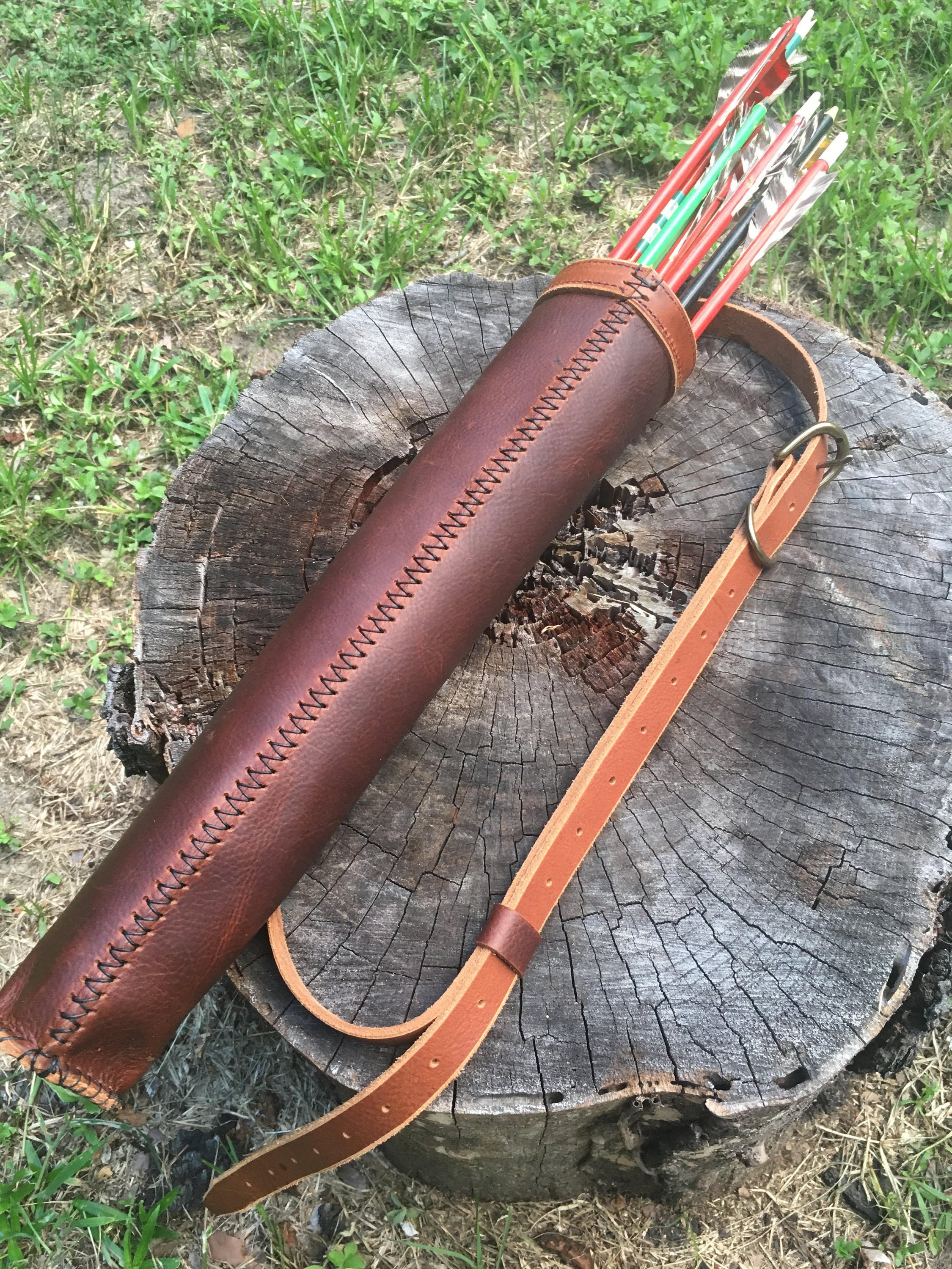 Small Arrow Quiver, Child's Quiver, Archery, Arrow Carrier, Arrow Case ...