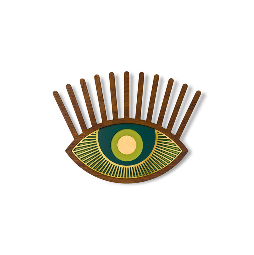 Eye Wall Hanging, Green Eye Wall Decor, Home Wall Decor, Modern Decor ...
