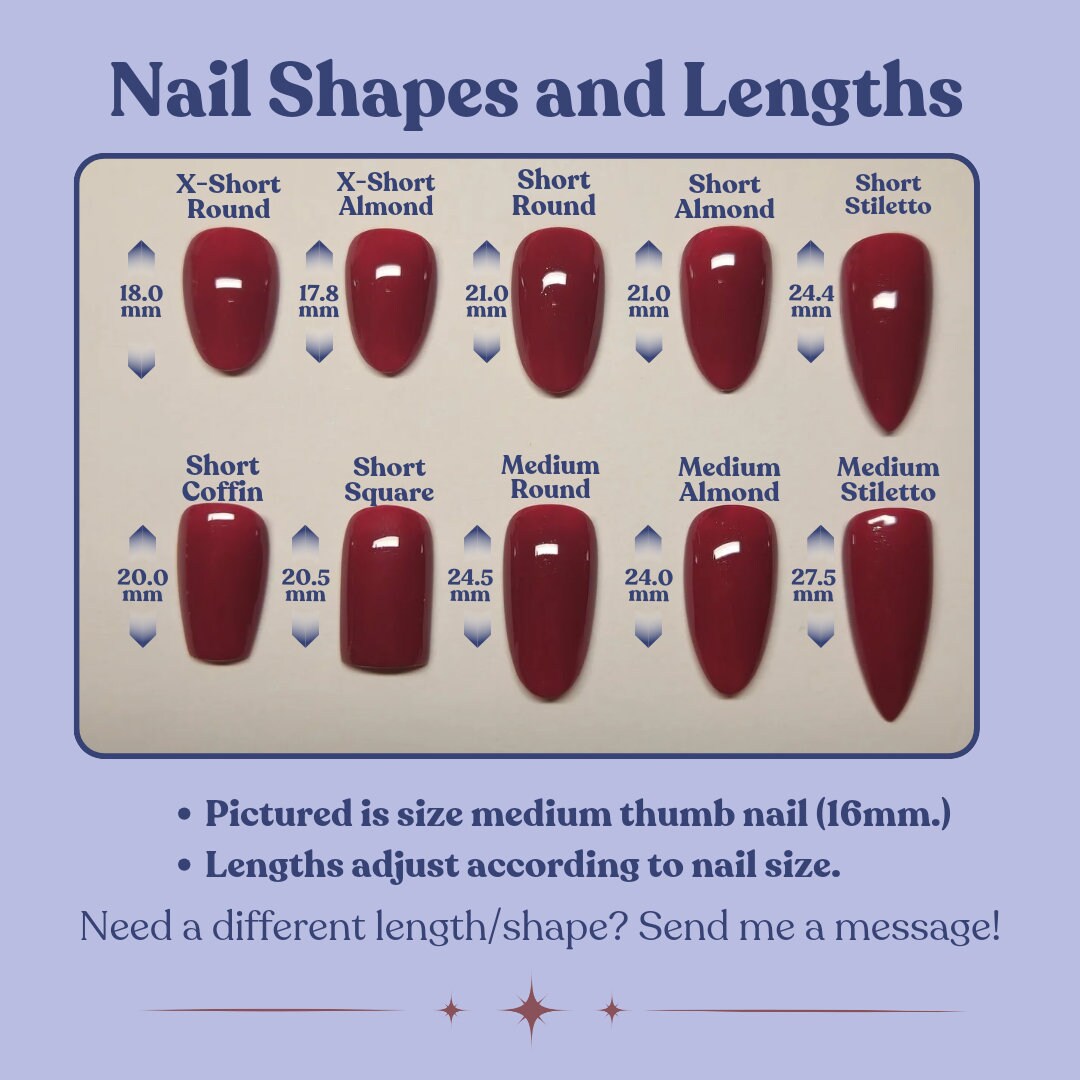 Star Press on Nails Starburst Nails Rhinestone Nails - Etsy