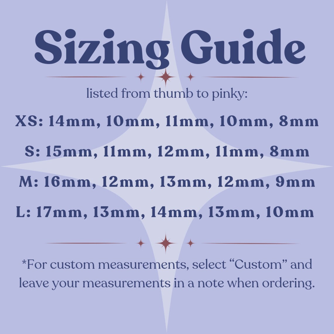 Star Press on Nails Starburst Nails Rhinestone Nails - Etsy