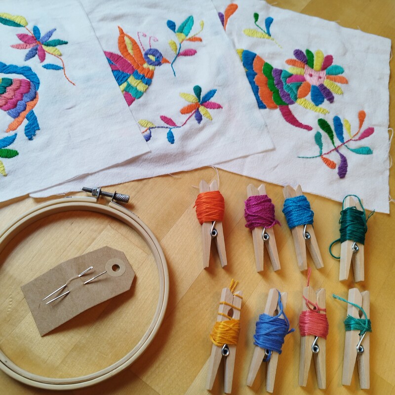 Otomi Stitch Kit - Etsy UK
