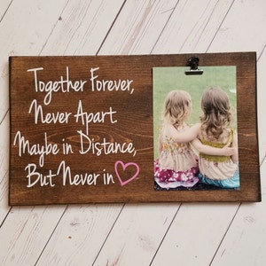 Best Friend Long Distance Relationship Picture Frame Gift | Etsy