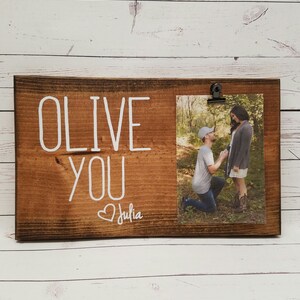 OLIVE YOU Picture Frame Gift I Love You Daddy Gift for Dad - Etsy