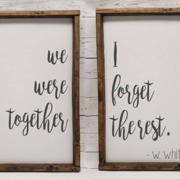 We Were Together - Etsy
