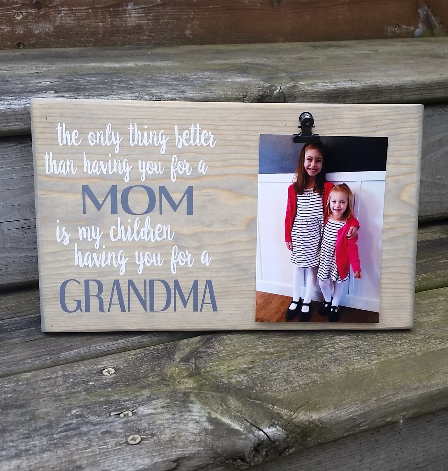 Mother's Day Picture Frame gift Gift for mom photo | Etsy