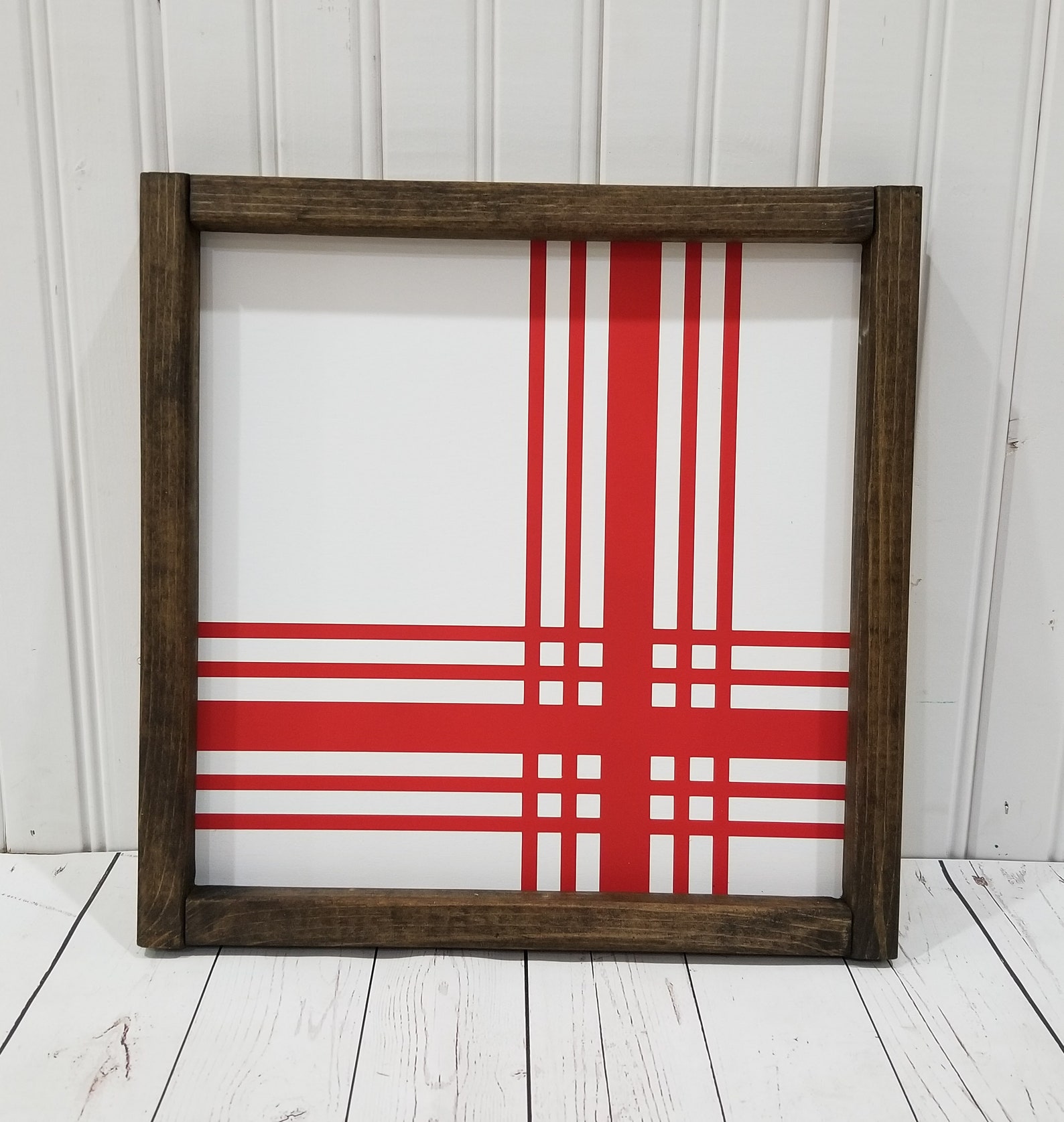 PLAID layering farmhouse sign buffalo check sign picture | Etsy