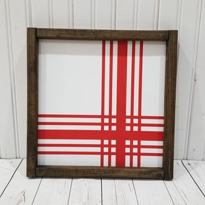 PLAID Layering Farmhouse Sign Buffalo Check Sign Picture - Etsy
