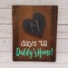 Deployment Chalkboard Countdowns Days/weeks Until Daddy's - Etsy