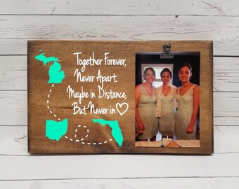 Personalized Friends Gift, the Love Between Friends, Long Distance ...