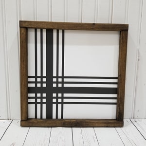 PLAID Layering Farmhouse Sign Buffalo Check Sign Picture - Etsy
