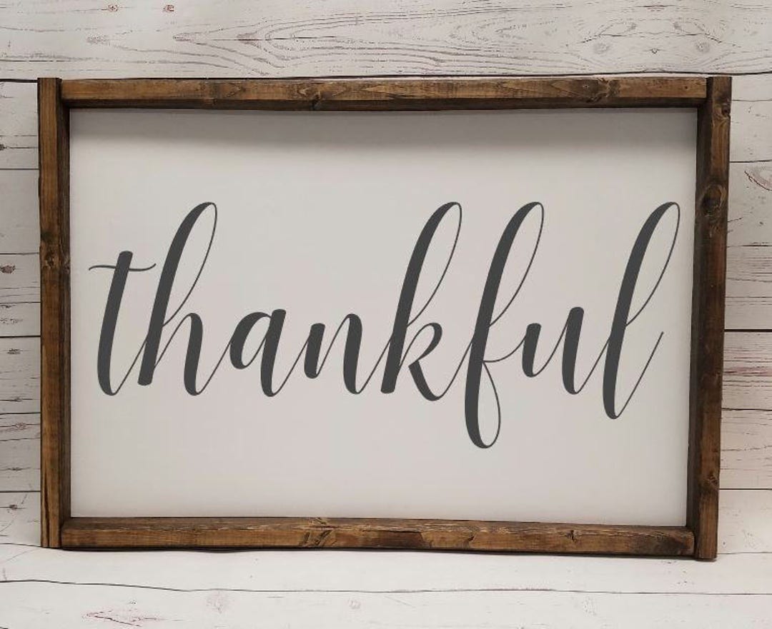 Gather Blessed Thankful Grateful or Family Welcome MANY - Etsy