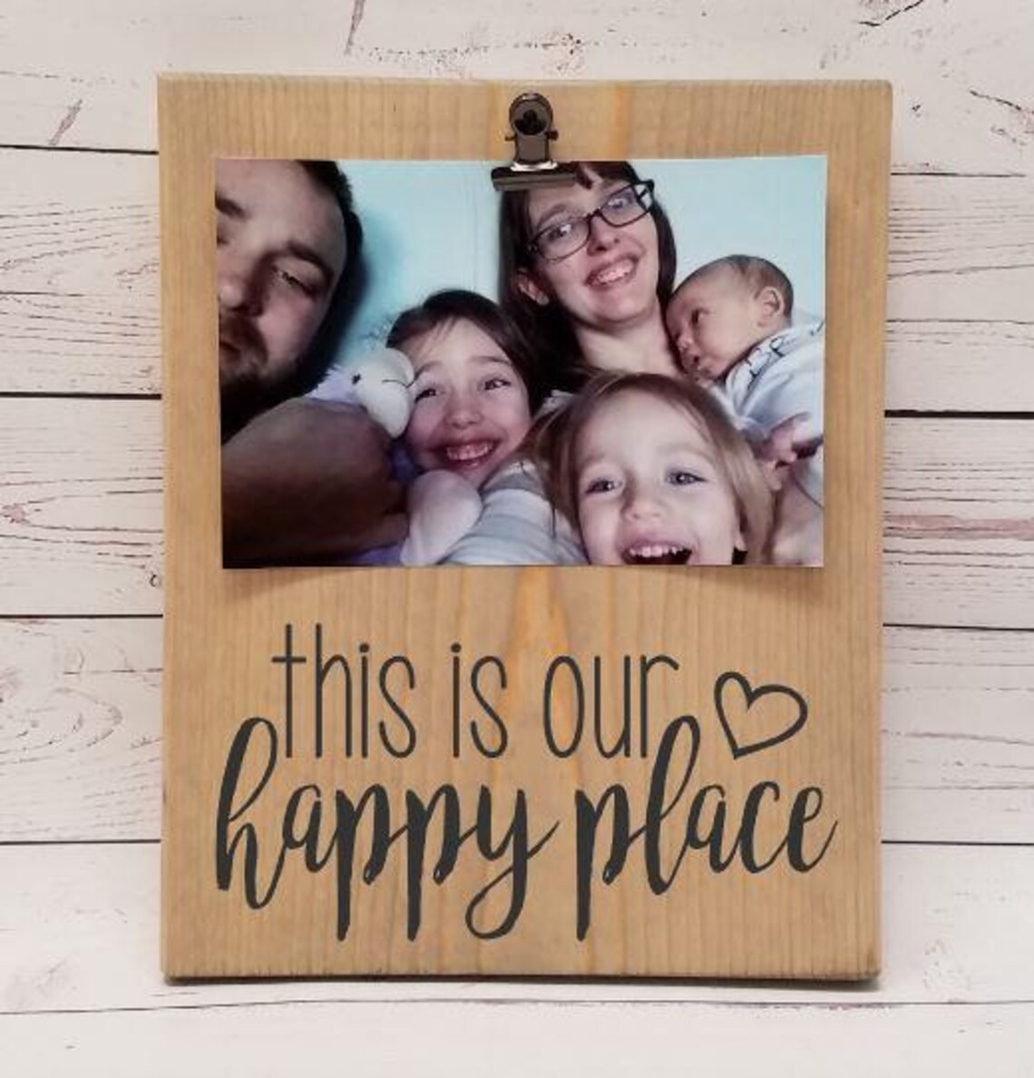 This is Our Happy Place Family Picture Frame Gift Gift for | Etsy