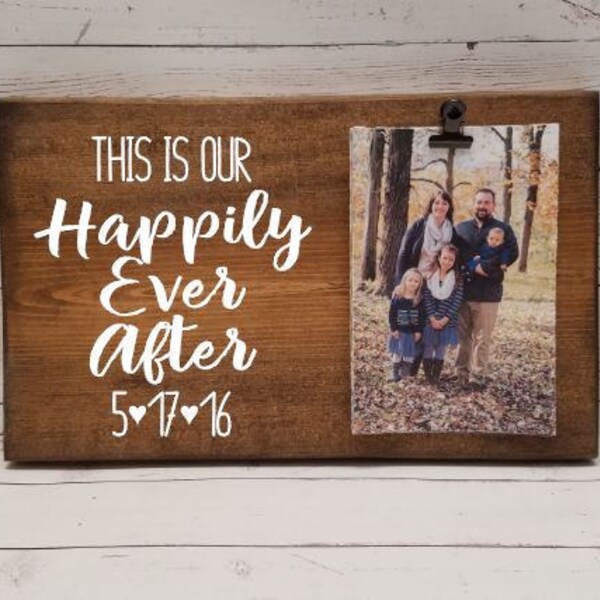 Happily Ever After Picture Frame - Etsy