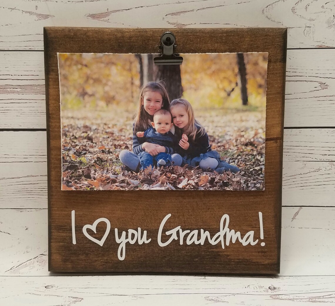 Grandchild Number Picture Frame Gift Gift for Dad Photo | Etsy