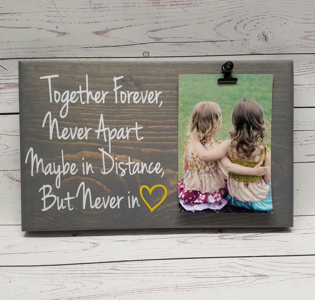 Best Friend Long Distance Relationship Picture Frame Gift - Etsy
