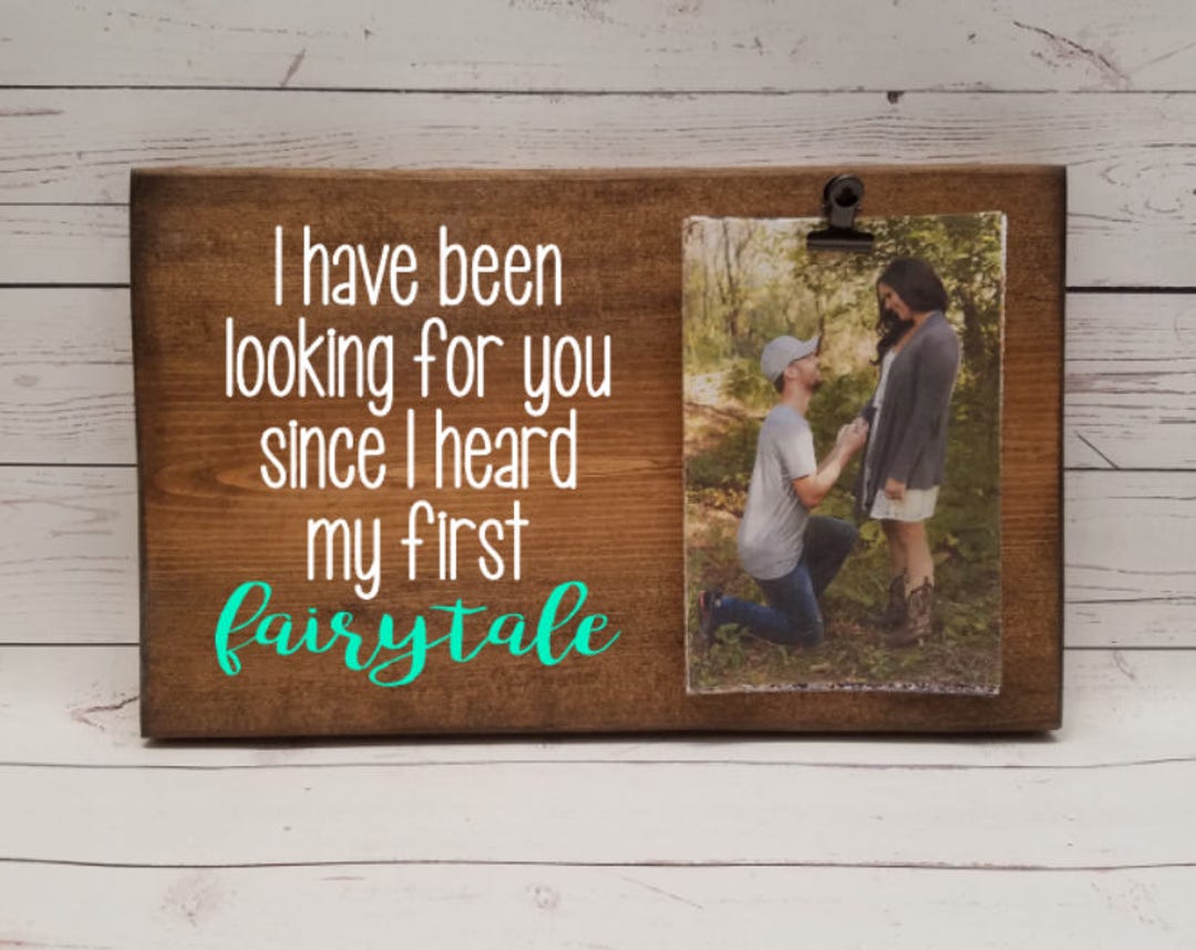 Fairytale Love Picture Frame Gift Long Distance Relationship - Etsy