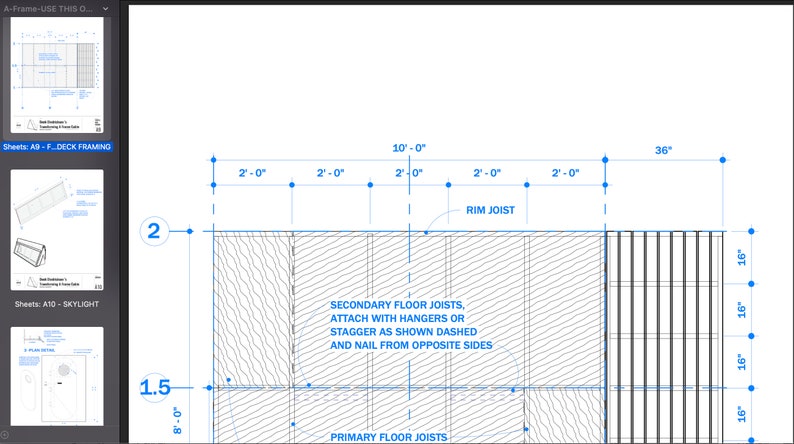 The ORIGINAL Transforming A-frame Cabin PDF Building Plans (est. 2014 ...
