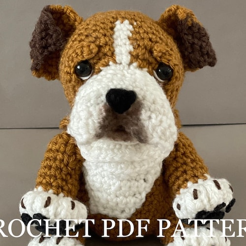 Amigurumi Bulldog Crochet Pattern PDF Instant Download/ - Etsy
