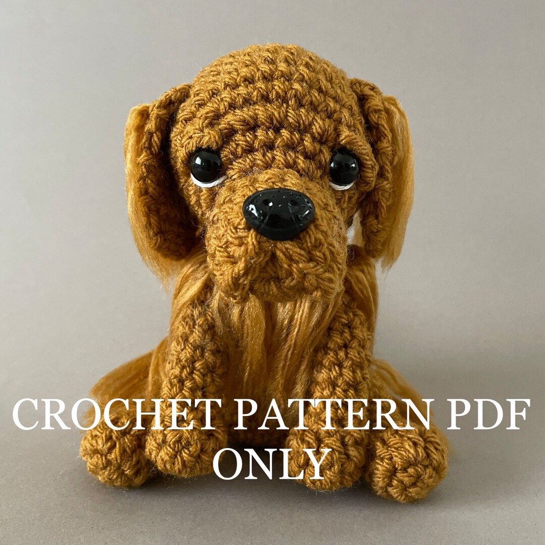 Golden Retriever Crochet Pattern - Etsy