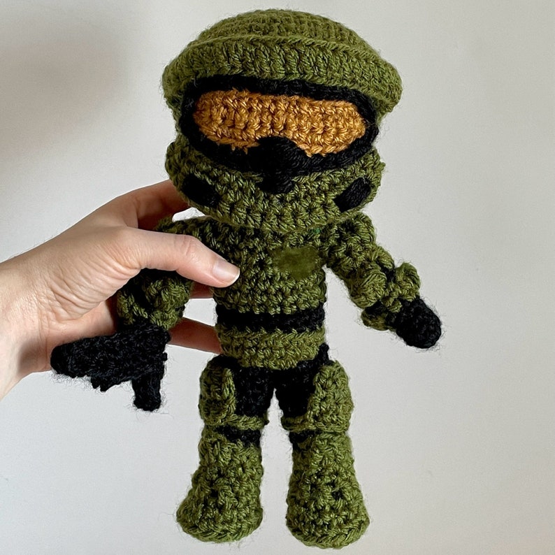 Spartan Warrior Halo Inspired Amigurumi Crochet Pattern - Etsy