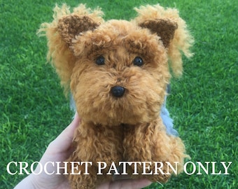 Pattern Crochet Dog Yorkshire Terrier Amigurumi PDF Yorkie - Etsy