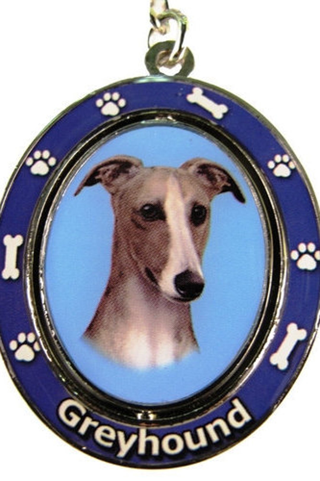 Fawn and White Greyhound Double Sided Fawn and White Greyhound - Etsy