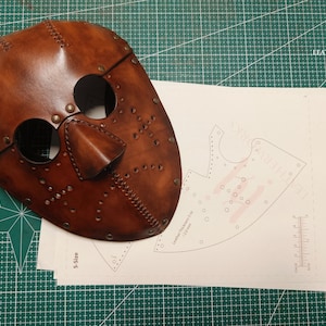 Medieval Executioner Mask Pattern / Kinky Mask Pattern / Halloween Costume / BDSM / S-M-L Size ...