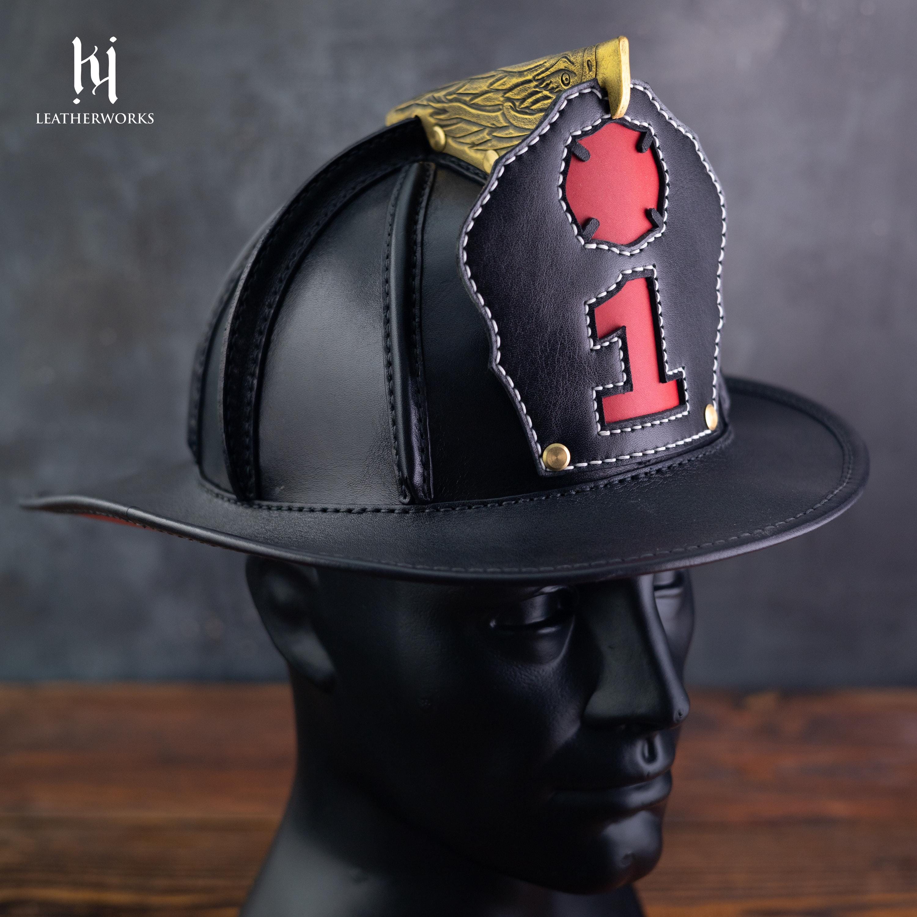 Leather Firefighter Helmet Pattern: DIY Sewing Project (PDF) - Etsy
