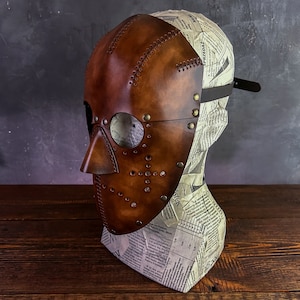 Medieval Executioner Mask Pattern / Kinky Mask Pattern / Halloween Costume / BDSM / S-M-L Size ...