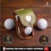 Golf Ball and Tee Holder Pattern Digital Download - Etsy Canada