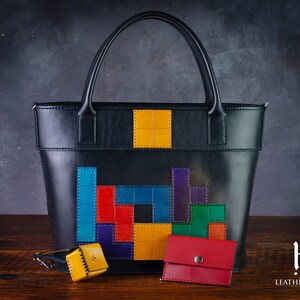 Leather Pattern PDF for Designer Tote Bag - Shopper Bag Pattern ...