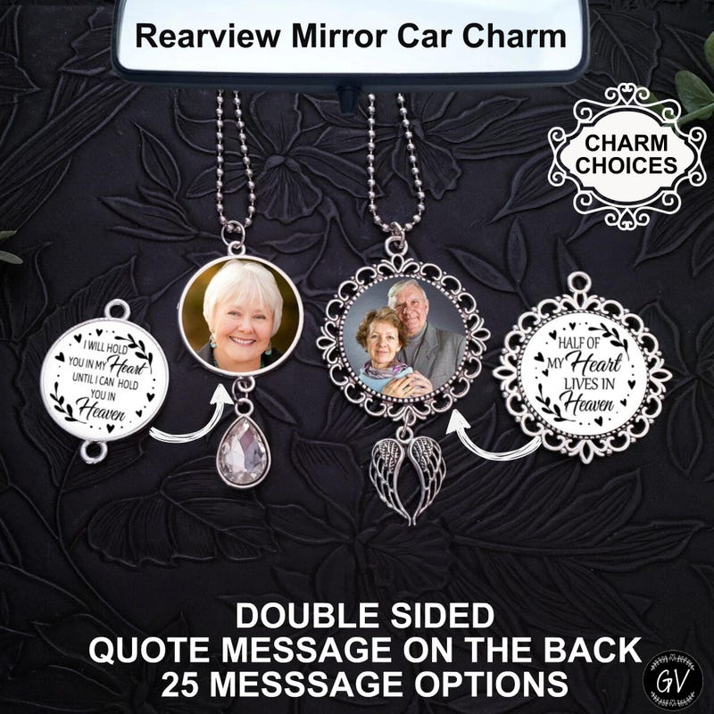 Personalised Rear View Mirror Hangers - Etsy