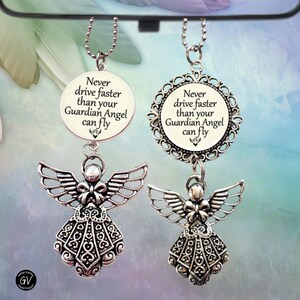Never Drive Faster Than You Guardian Angel Can Fly Angel Car - Etsy