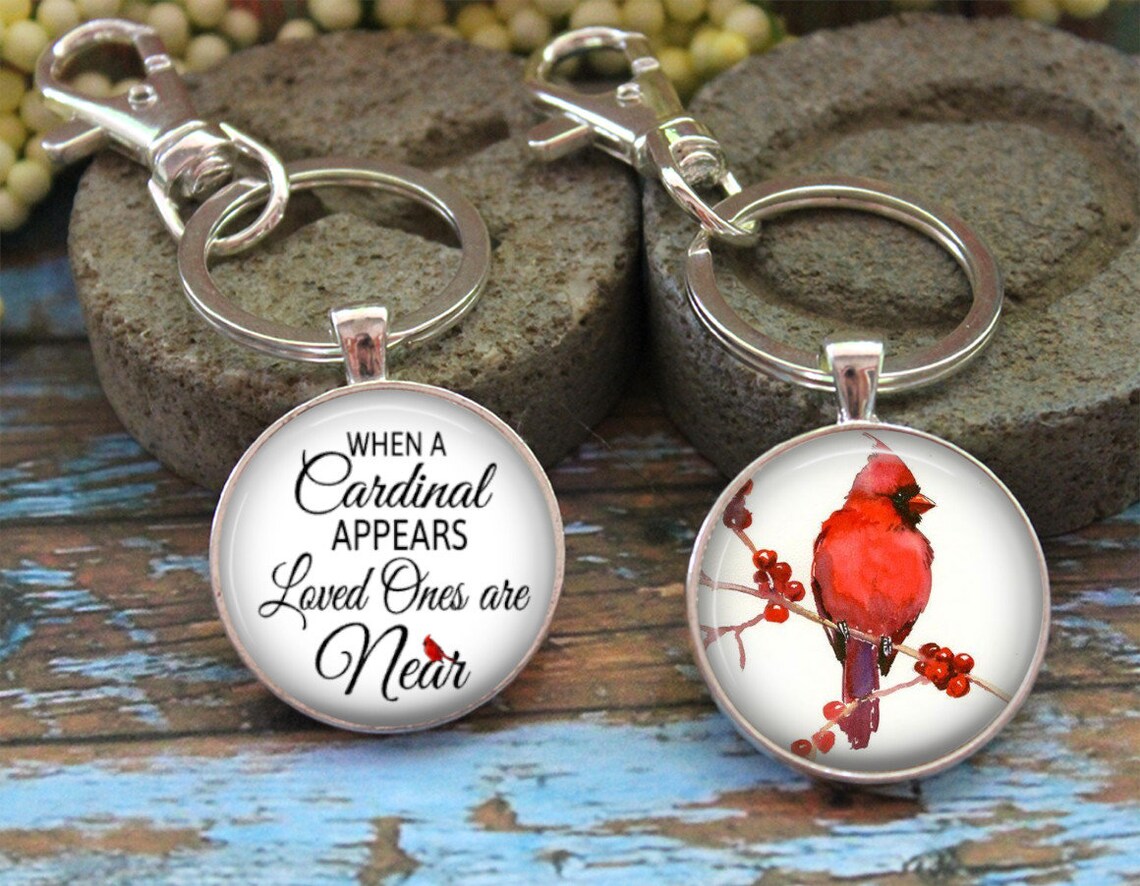When a Cardinal Appears Your Loved Ones Are Near Double - Etsy