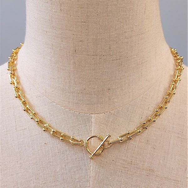 Link Necklace - Etsy