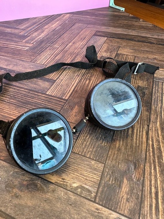 Vintage Steampunk Goggles - Without Straps - Gem
