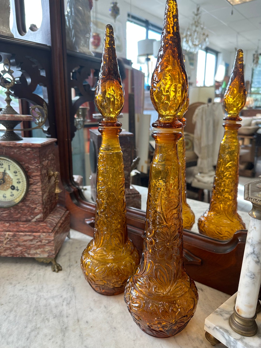 Vintage Genie Bottles Pair - Etsy