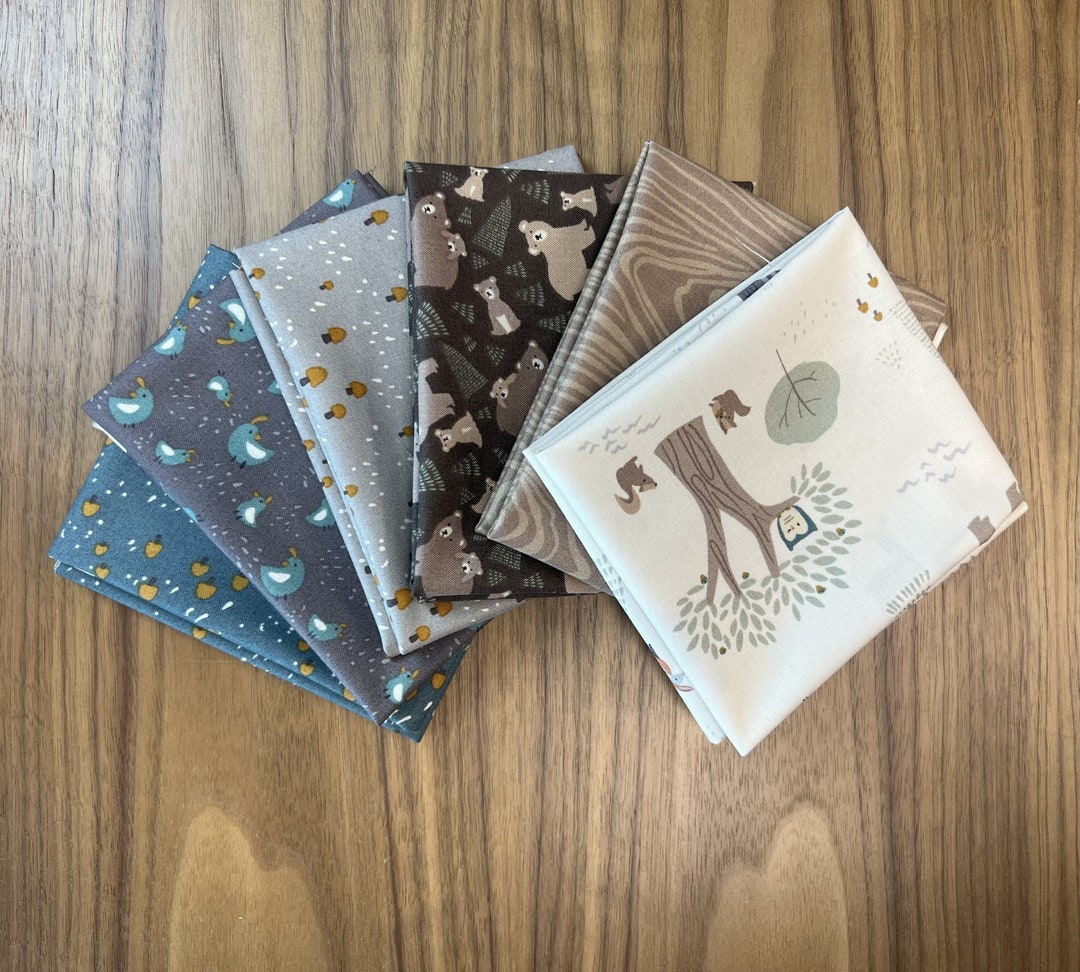 Elmer and Eloise-fat Quarter Bundle 6 Curated Fabrics by Deena Rutter ...