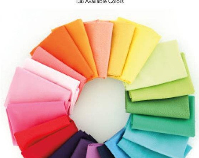 Confetti Cotton Solids Swatch Card 138 Colors by Riley Blake Designs ...