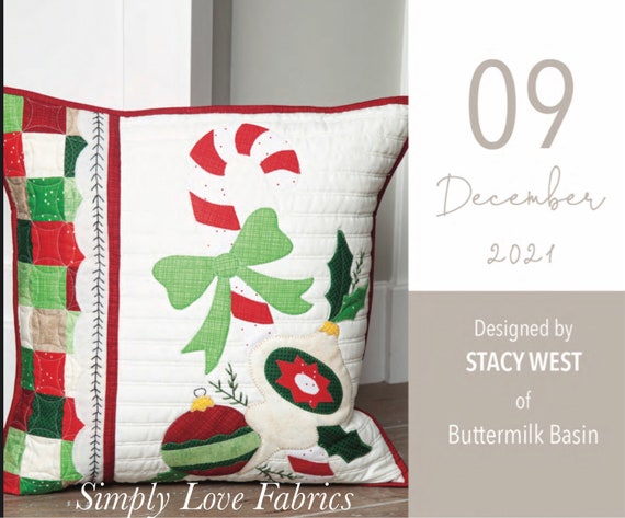 September 2021 Riley Blake Designs Pillow of the Month Kit by Lori Holt ...