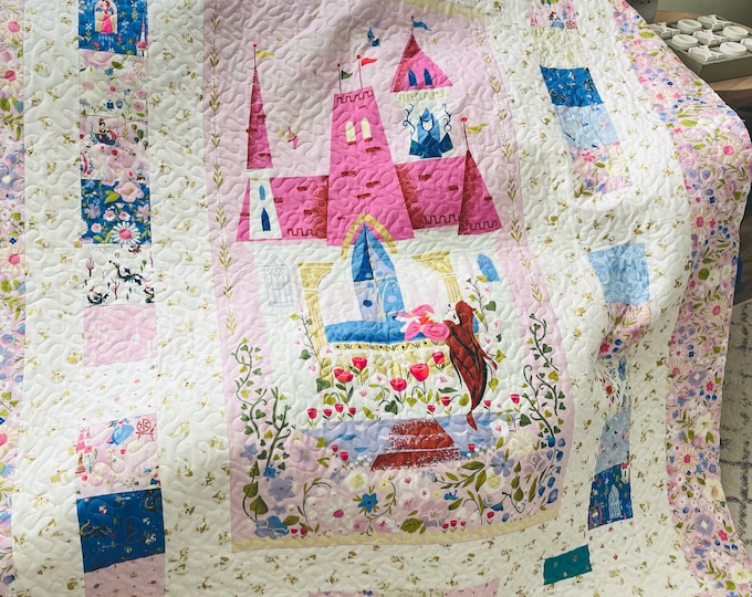 Falling in Love Panel Quilt Kit finished Size 58 X 71.5 Using Little ...