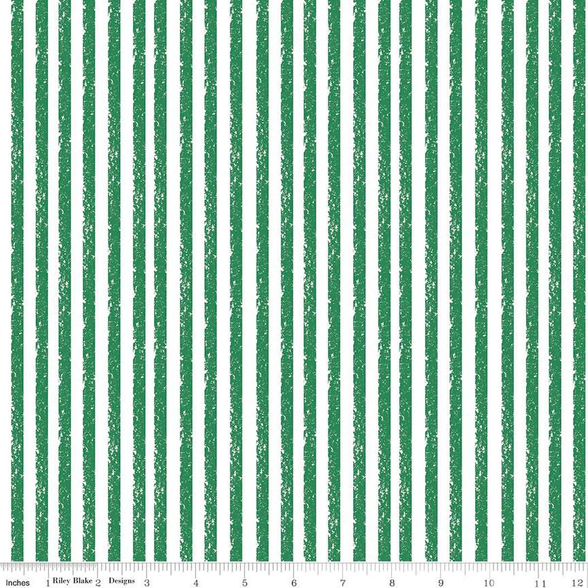 Crayola™ Stripe - 1/2 Yard Increments, Cut Continuously (C685 Shamrock ...