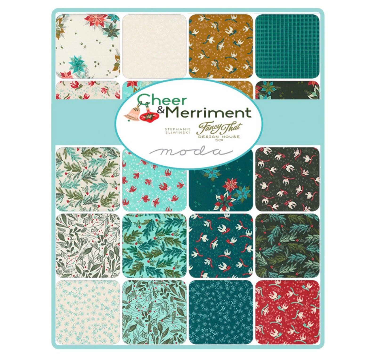 Cheer and Merriment Tins Fancy That Design House for Moda - Etsy