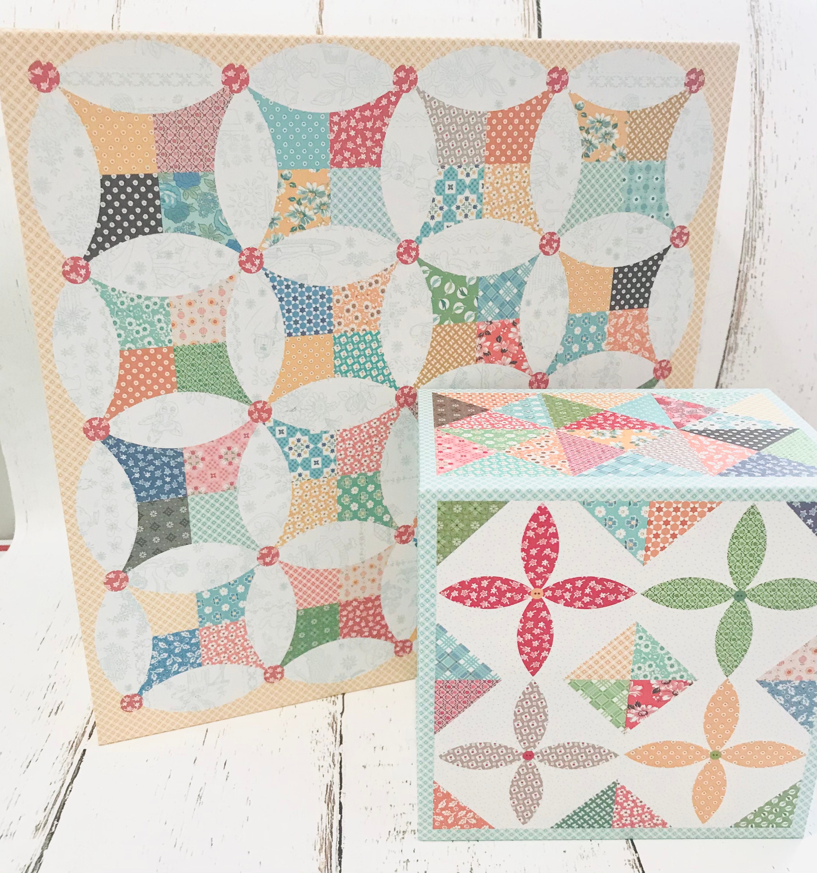 Flea Market Windows Boxed Quilt Kit Finished Size 56 X 72 By Lori