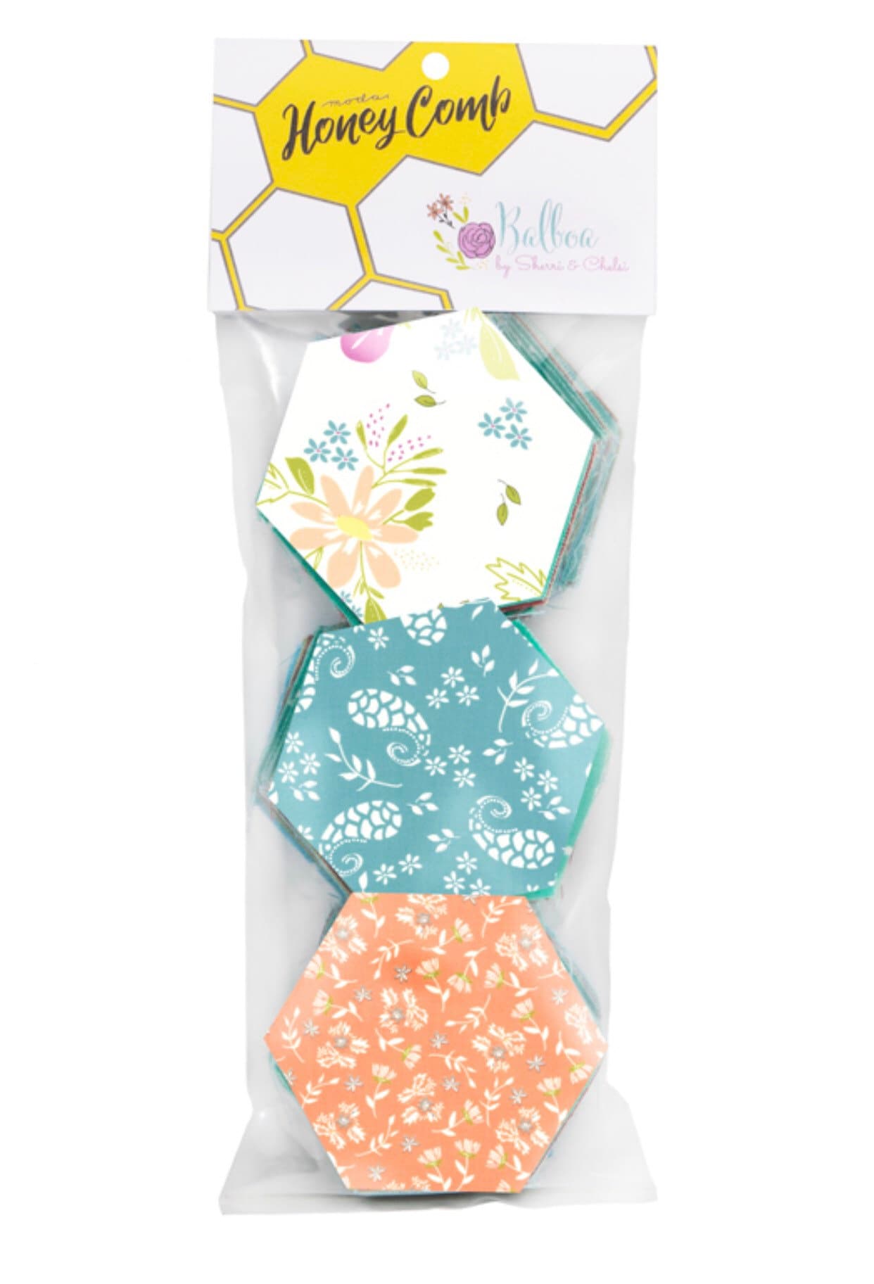Honey Comb- Balboa- (240 Hexi Fabrics) by Sherri and Chelsi for Moda ...