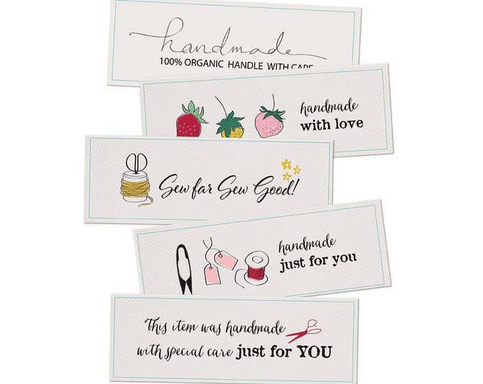Minki Kim Bloomberry Woven Labels ST-34844 by Minki Kim for Riley Blake ...