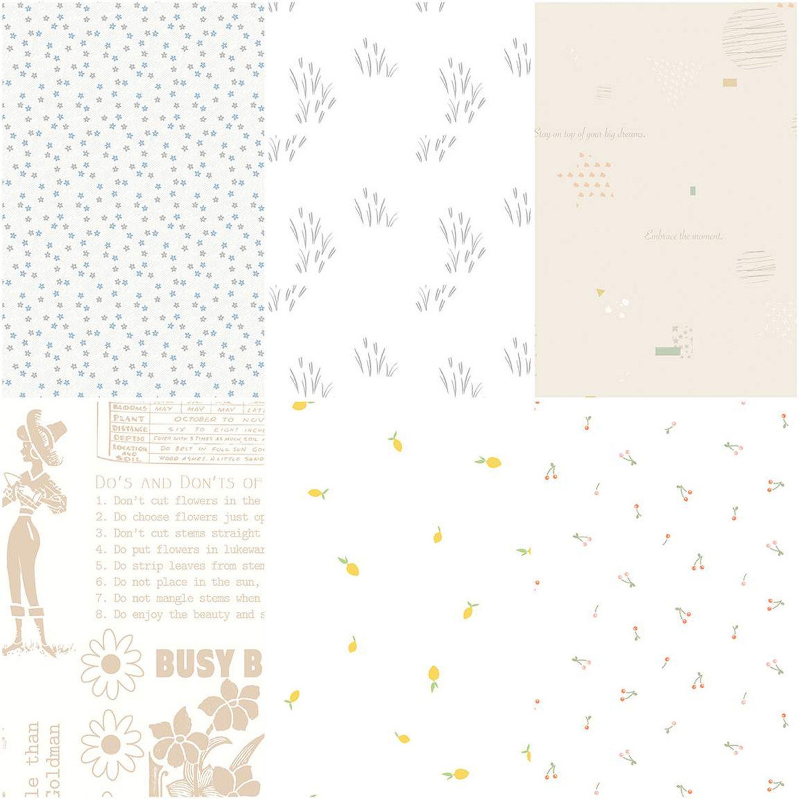 Hush Hush 3 1/2 Yard Increments, Cut Continuously C14064 Lemon Zest by Fran Gulick for Riley ...