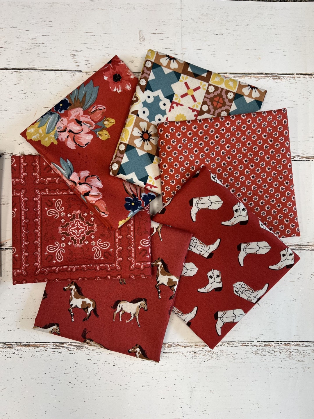 Wild Rose - Half Yard Bundle (6 Red Fabrics) by Riley Blake Designs - Etsy