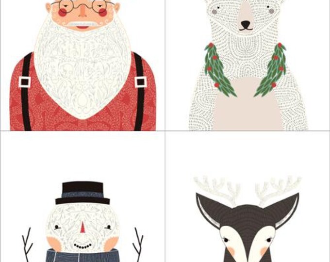 Merrymaking PANEL 48340-11M by Gingiber for Moda - Etsy